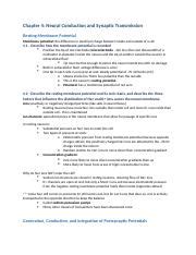 Psyc Textbook Ch Notes Pt Docx Chapter Neural