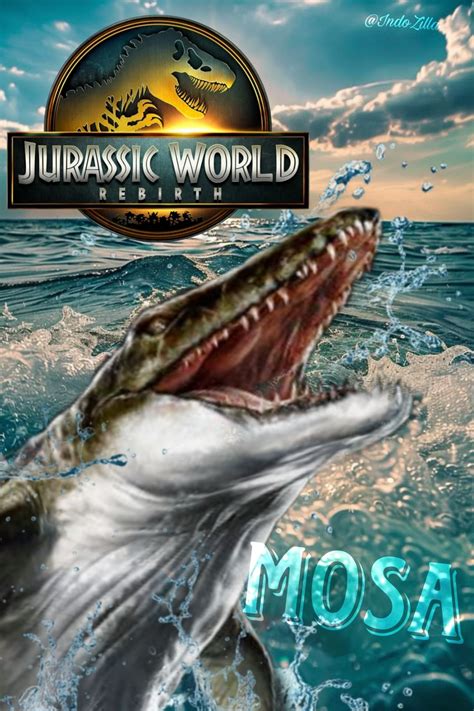 Jwr Mosasaurus Poster Fanmade In 2025 Jurassic Park World Jurassic
