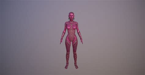 Alien Girl 3d Unity Asset Store