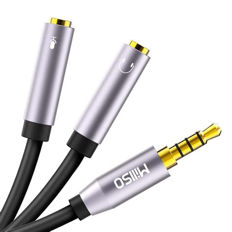 Buy Millso Headset Adapter Ctia 35mm Y Splitter Headphone Jack Splitter Adapter 35mm 4 Pole