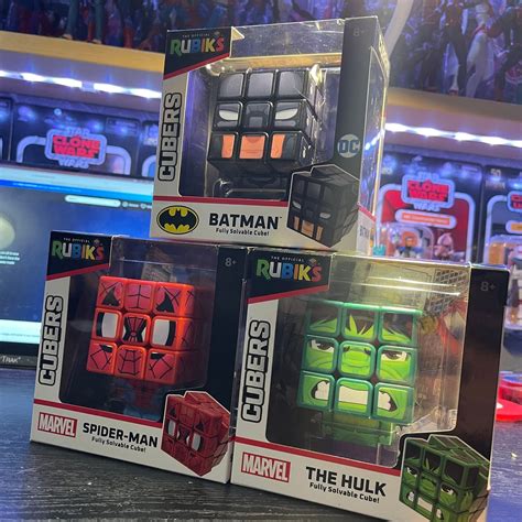 New Rubiks Cubers Arrives With Marvel And Dc Comics Characters