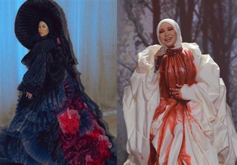 Ada Maksud Tersirat Aina Abdul Tetap Bawa Elemen Darah Pada Baju
