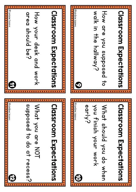 Reviewing Expectations After Winter Break Classroom Expectations