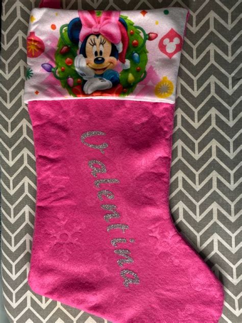 Minnie Mouse Stocking Personalized Stockings Stockings Minnie