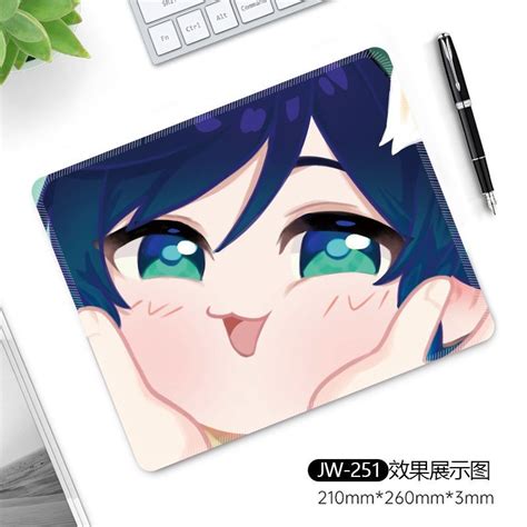 Genshin Impact Mousepad Face Theme Venti Yae Hutao Keqing Nahida Genshin Face Theme Venti Yae