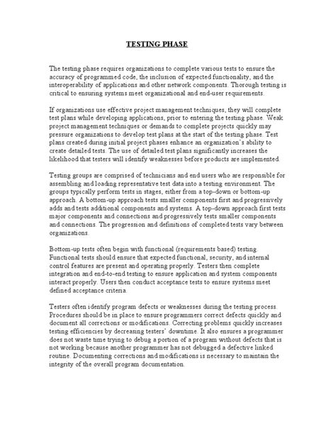 Testing Pdf Software Testing Top Down And Bottom Up Design