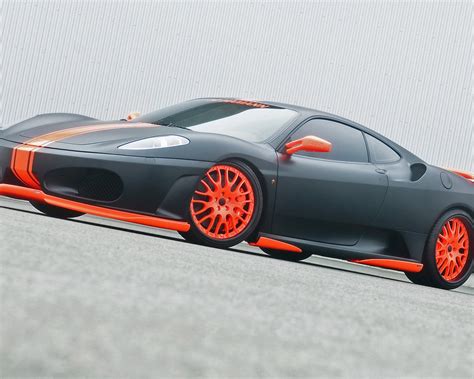 페라리 블랙 초차 측면보기 배경 화면 1280x1024 배경 화면 다운로드