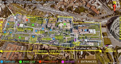 Roman Forum Location Map History Pictures Rome This Is A Photograph