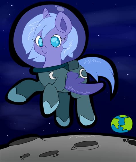 Mlp Filly Luna In Space Collab By Krazykari On Deviantart
