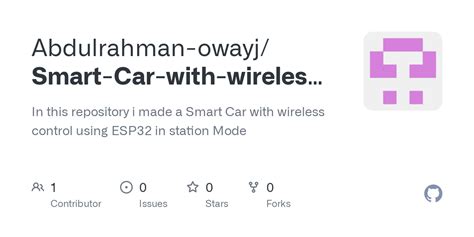 GitHub Abdulrahman Owayj Smart Car With Wireless Control Using ESP32