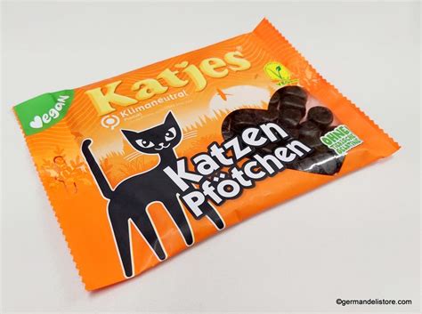 Katjes Katzen Pfoetchen Licorice Cat Paws 175g Licorice Candy