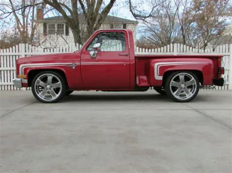 1986 Chevrolet C10 Silverado Short Stepside Lowered Big Block 22 Us Mags For Sale Photos