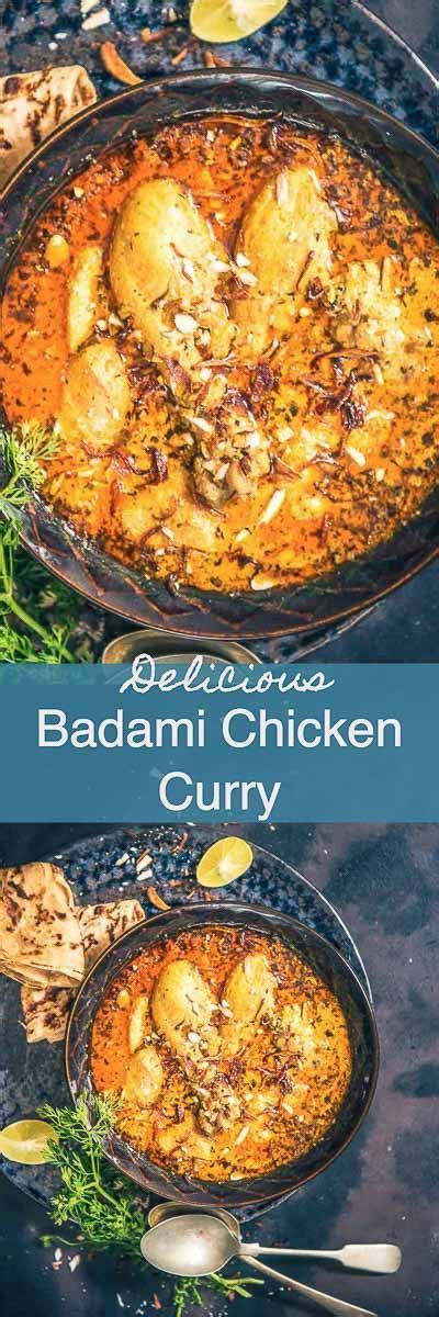 Badami Chicken Curry Recipe With Almonds