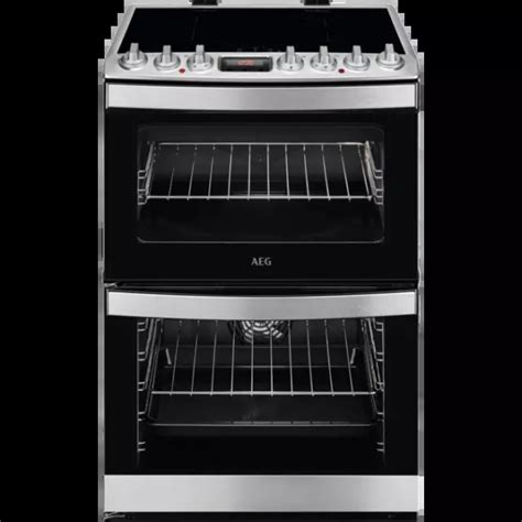 Freestanding 60cm Electric Cooker Double Oven Induction Hob Aeg