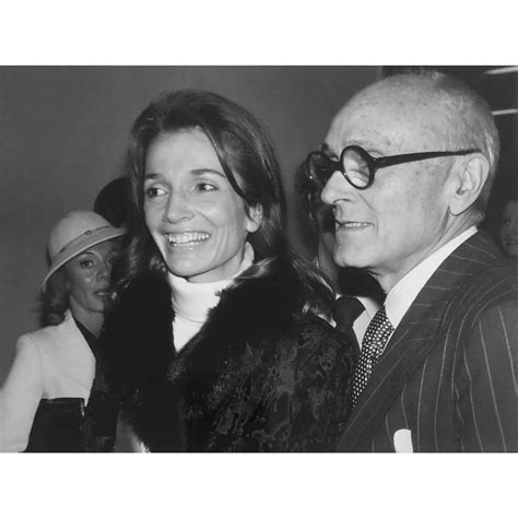 Fred Mcdarrah Signed Silver Gelatin Photograph Of Philip Johnson Architect With Lee Radziwill