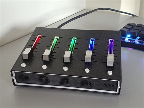 Deej Audio Fader Enclosure By Skyfighter Download Free Stl Model