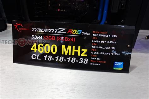 Gskill Showcases Extreme Ddr4 Memory Kits Up To Ddr4 5066mhz At