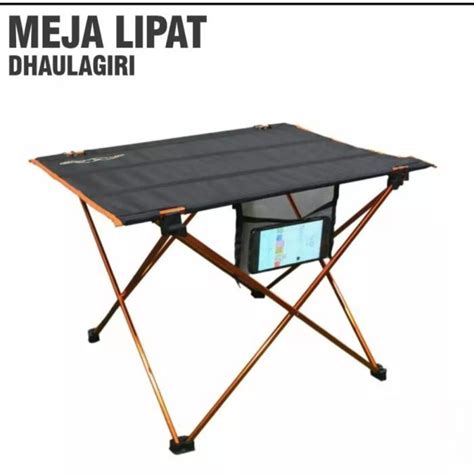 Jual Meja Meja Lipat Dhaulagiri Folding Table Meja Camping Piknik Outdoor Shopee Indonesia