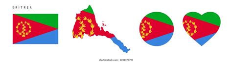 Eritrea Flag Icon Set Eritrean Pennant Stock Illustration 2231373797 Shutterstock