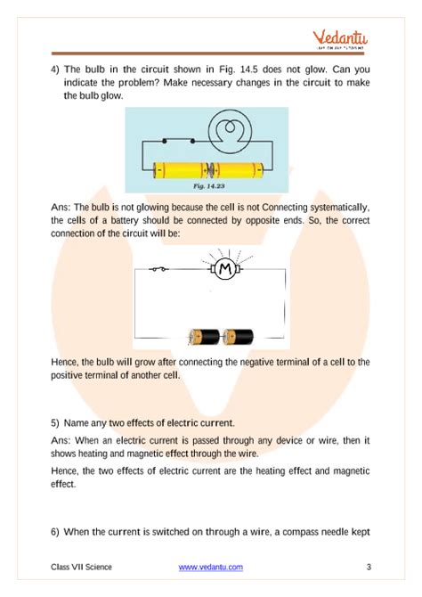 Electric Circuit Diagram For Class 7 Electric Circuit Diagra