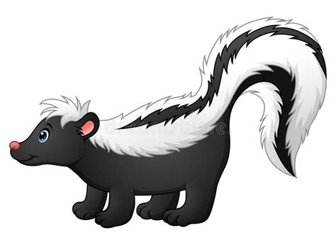 Skunk Clipart Black And White