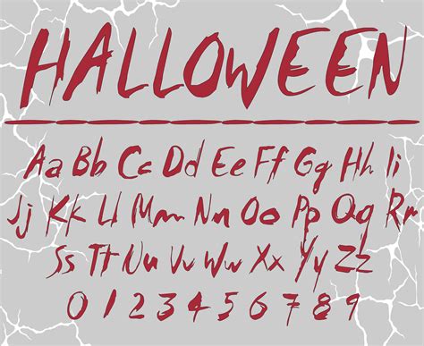 Halloween Font Horror Font Scary Font Creepy Font Spooky Font Halloween
