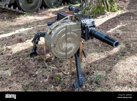 Machine Automatic Grenade Launcher Ags 17 Close Up Automatic Grenade