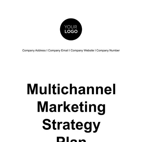 Free Marketing Campaign Plan Templates Editable And Printable