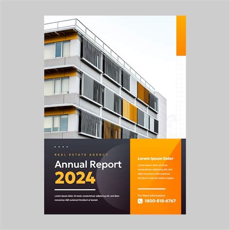 Informe Anual Del Concepto Inmobiliario Vector Gratis