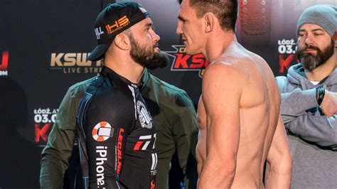 KSW 49 WYNIKI ważenia Michał Materla cięższy od Askhama