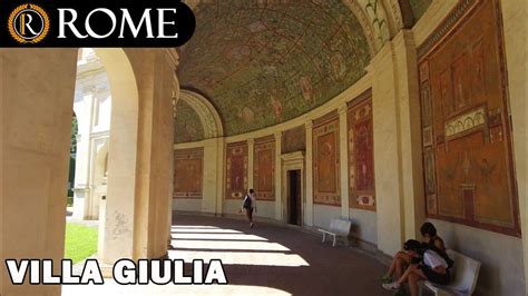 Rome Guided Tour Villa Giulia [4k Ultra Hd] Youtube
