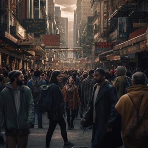 Premium Ai Image Population Ai Generative