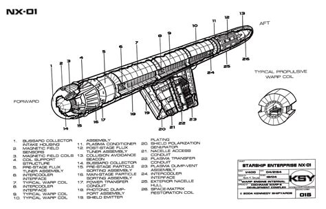 Star Trek Blueprints Constitution Class Starship U S S Enterprise Ncc