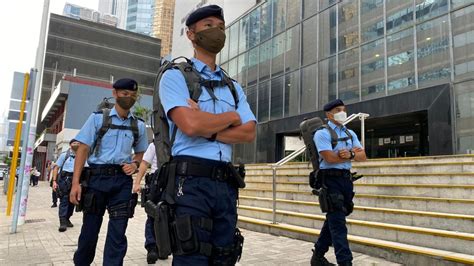 中共20大將於北京登場 港警全港各區加強反恐 中央社 Nownews今日新聞