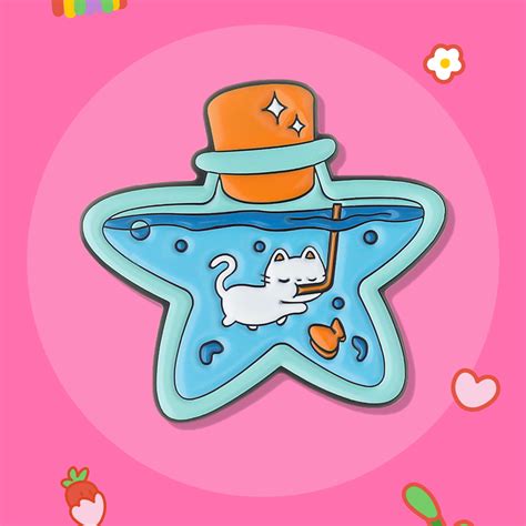 고양이 꿈단지 뱃지 5종 배지 브로치 가방장식 가방뱃지 필통 꾸미기 친구 선물 에이블리