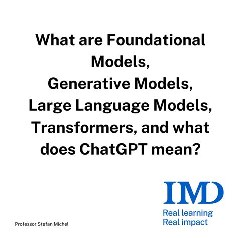 Foundational Models Generative Models Language Models Llms And Transformers Are Crucial