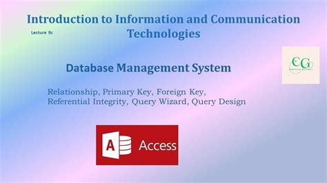 Tables And Query In Ms Access Youtube
