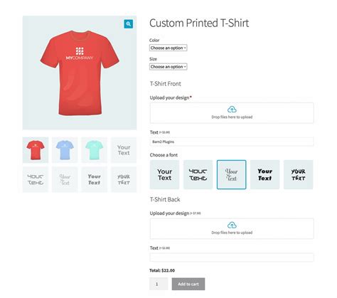 10 Must Have Woocommerce Custom Product Designer Plugins