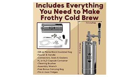 Original Royal Brew Nitro Cold Brew Maker Home Keg Kit