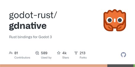 Gdnativeprojectgodot At Master · Godot Rustgdnative · Github