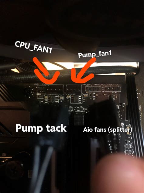 How Should I Set Up My Aio Fan Cables And Tack3 Pin Connector R