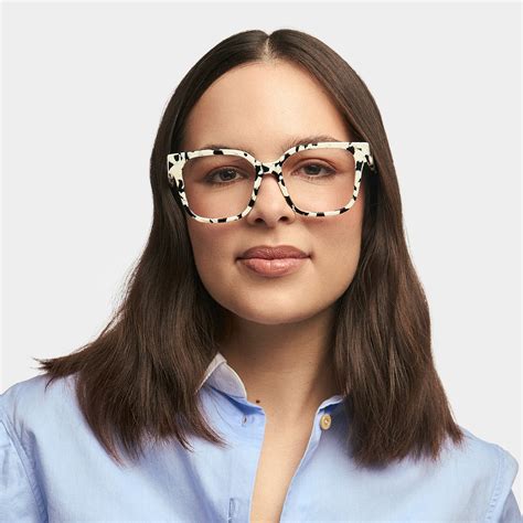 Kerri Wide Cow Print Glasses With Square Frames Zeelool Canada