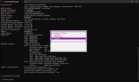Como visualizar o histórico do prompt de comando CMD no Windows