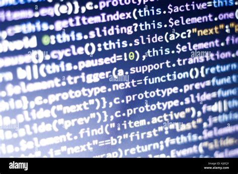 Glowing Minificated Javascript Code Abstract Screen Of Modern Web