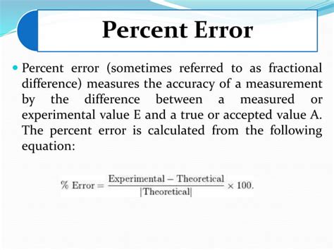 Error Analytical Ppt