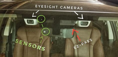 Where To Where To Mount The Smaller Ez Pass Transponders Subaru Ascent Forum