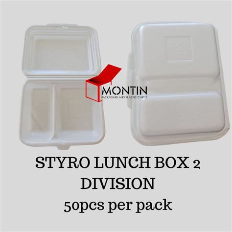 50pcs Styro 2 Division Shopee Philippines