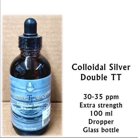 Colloidal Silver Extra Strength 30 35 Ppm 100 Ml Dropper Polar Bear