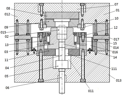 一种输出轴热挤压模具 爱企查