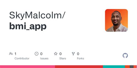 Github Skymalcolm Bmi App